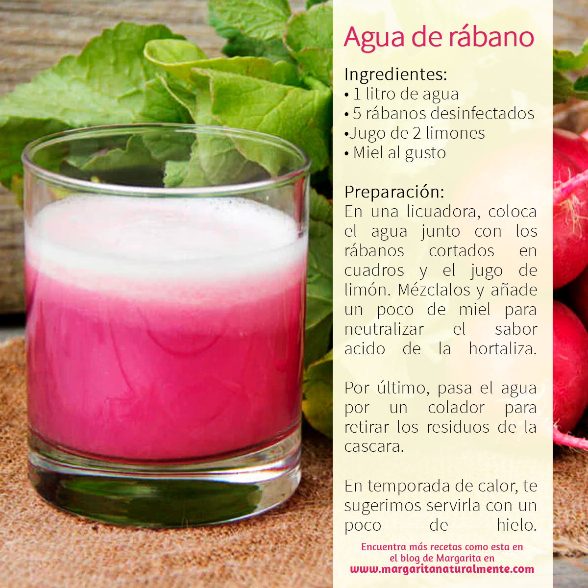 Agua de rábano